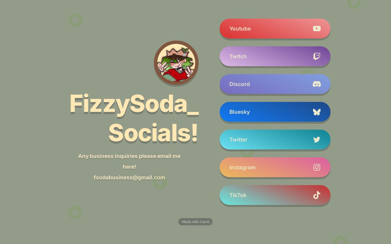 Fizzy's Socials